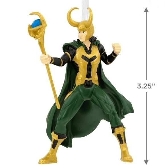 Hallmark | Holiday | Marvel Avengers Loki Ornament Hallmark Christmas ...
